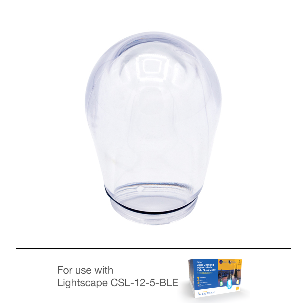CSL-12-5-BLE Acrylic Bulb Cover | shopNovolink