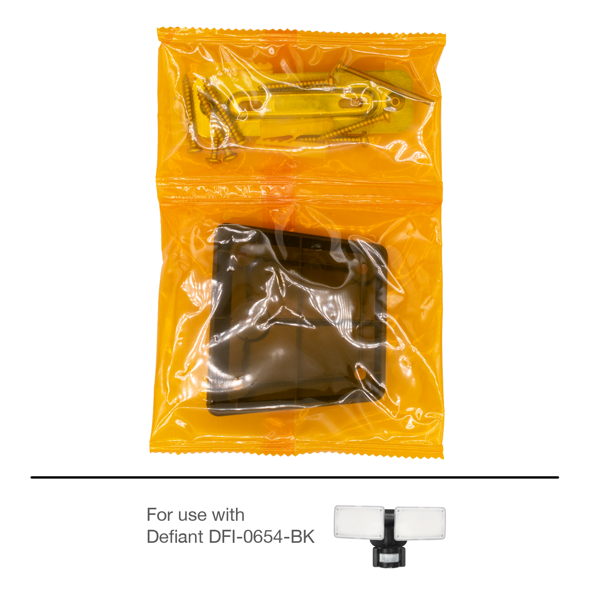 Wall Mount for Defiant Solar Motion Lights, in Black (DFI-0654-BK ...