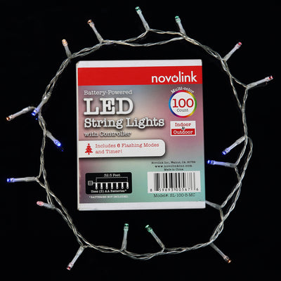 Novolink 5mm "Mini Bulb" LED String Lights, Battery-Powered, (SL-1005 ...